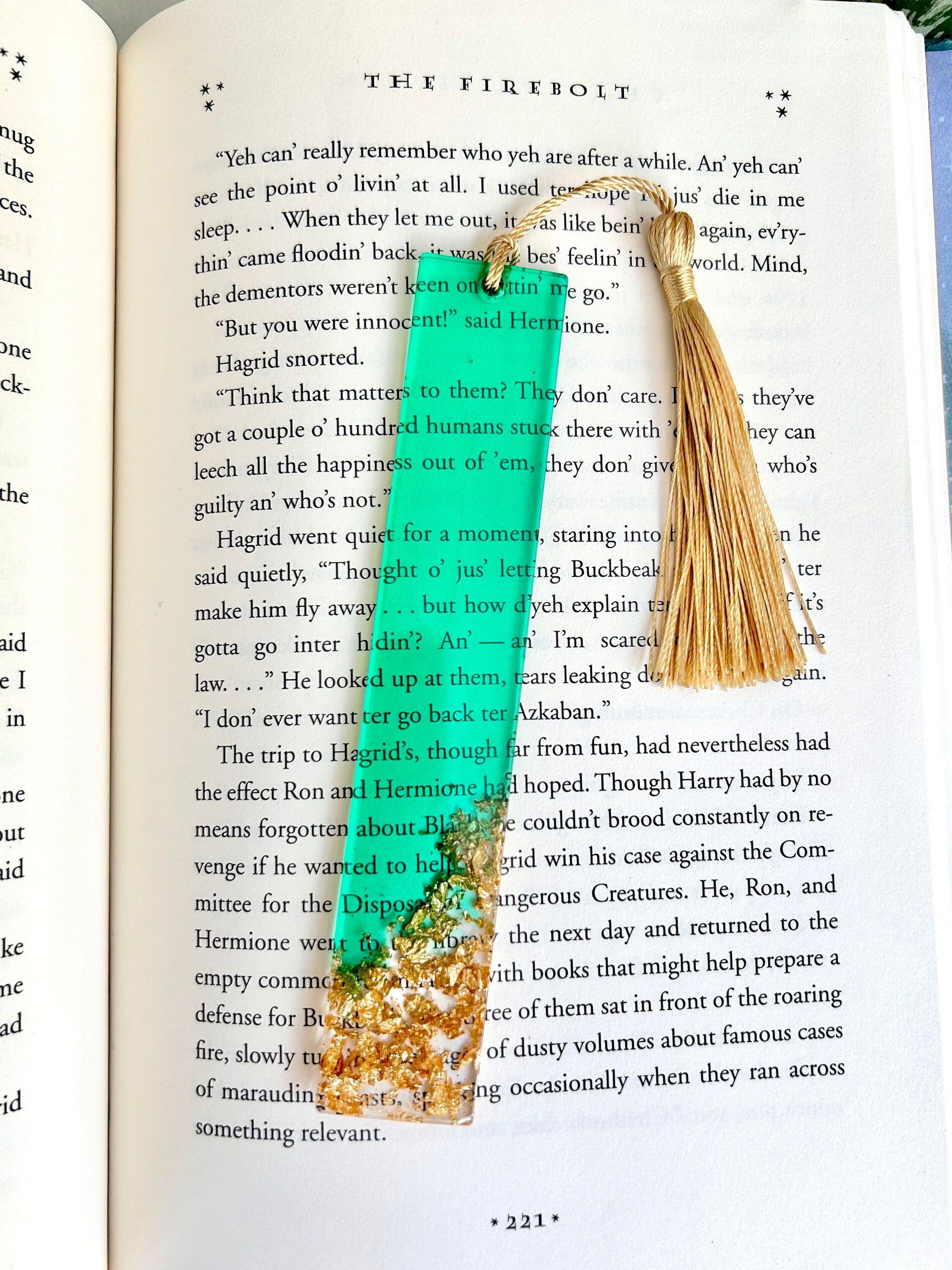 Colorful Gold Decorative Epoxy Resin Bookmark - Etsy