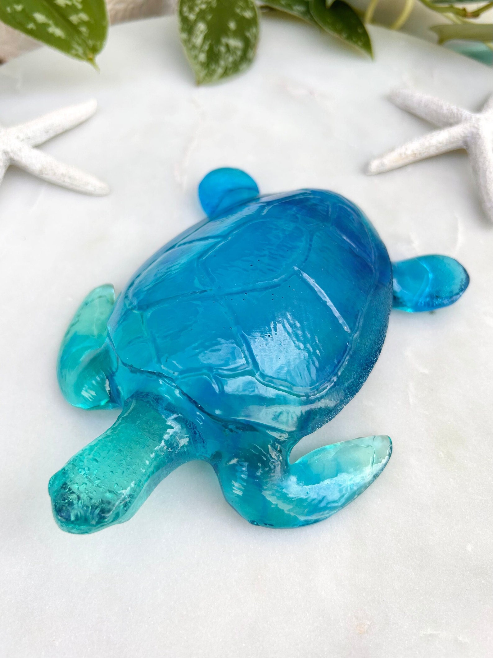Hawaiian Sea Turtle Resin Sculpture - Etsy
