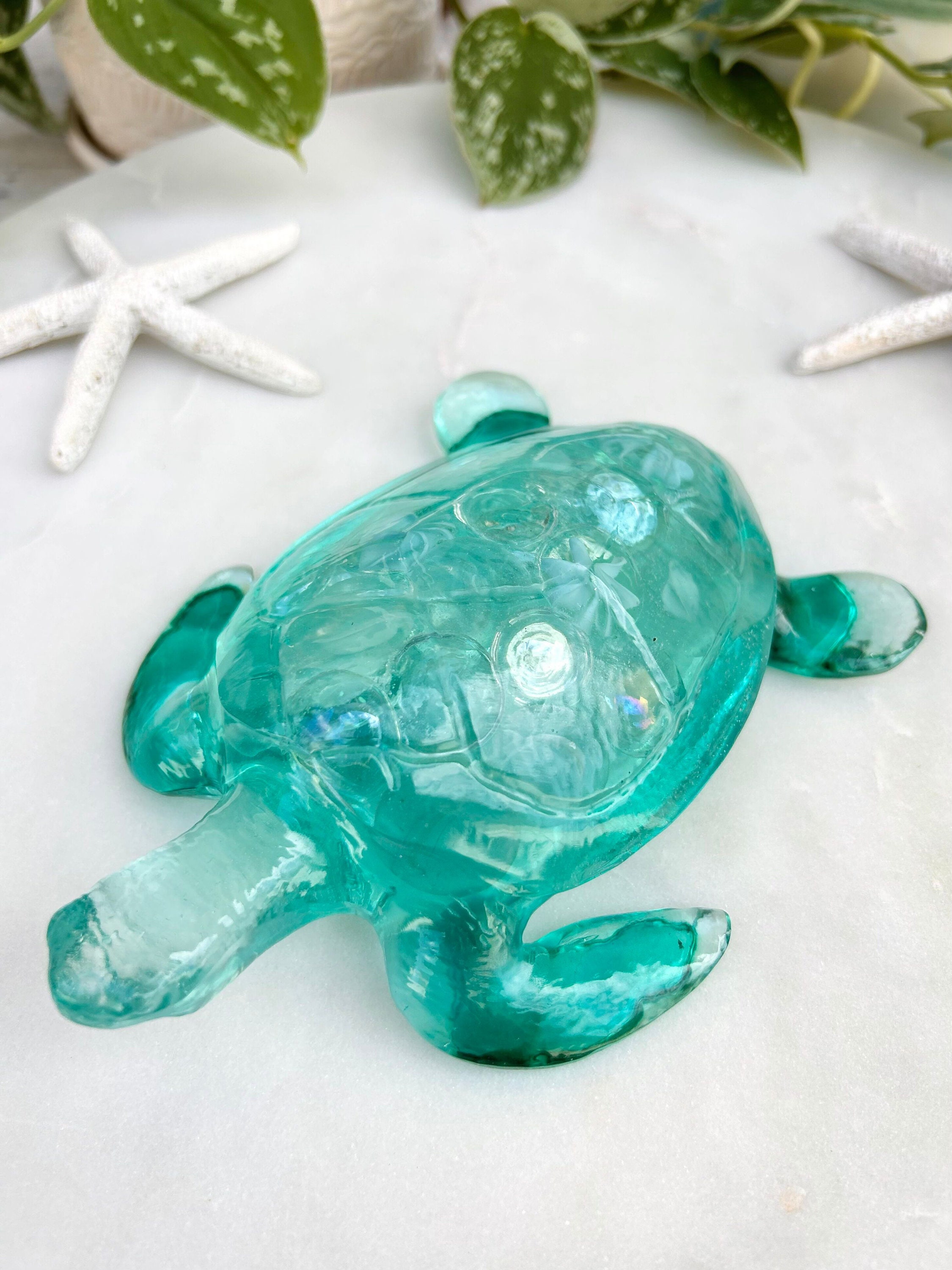 Hawaiian Sea Turtle Resin Sculpture - Etsy