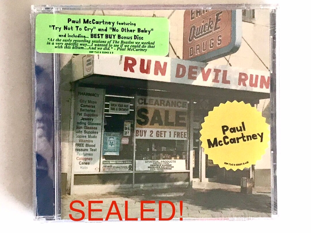 Paul Mccartney SEALED CD Run Devil Run Best Buy Bonus Disc Interview ...