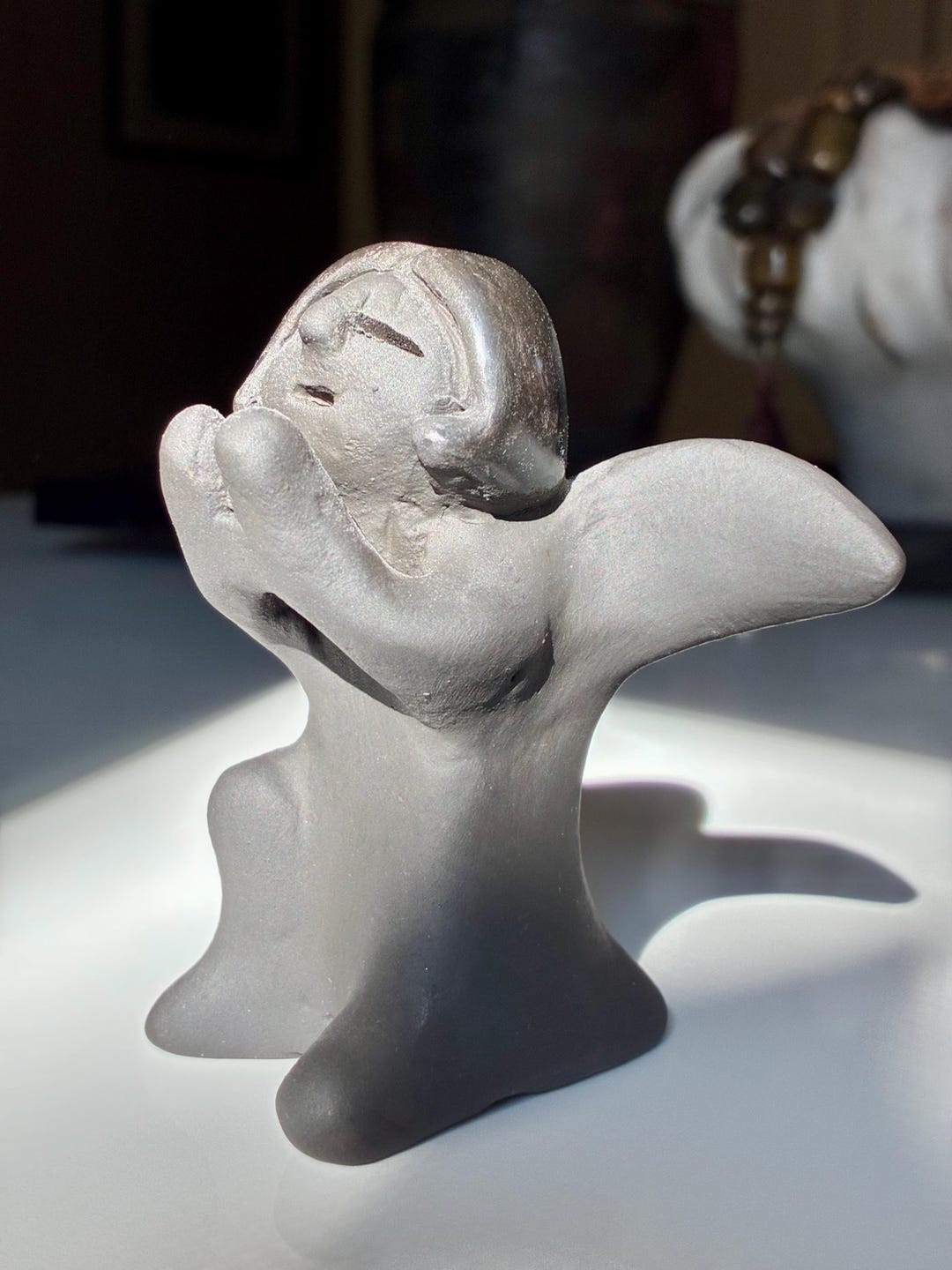 1994 Praying Angel Santa Clara Pueblo Pottery New Mexico Traditional ...