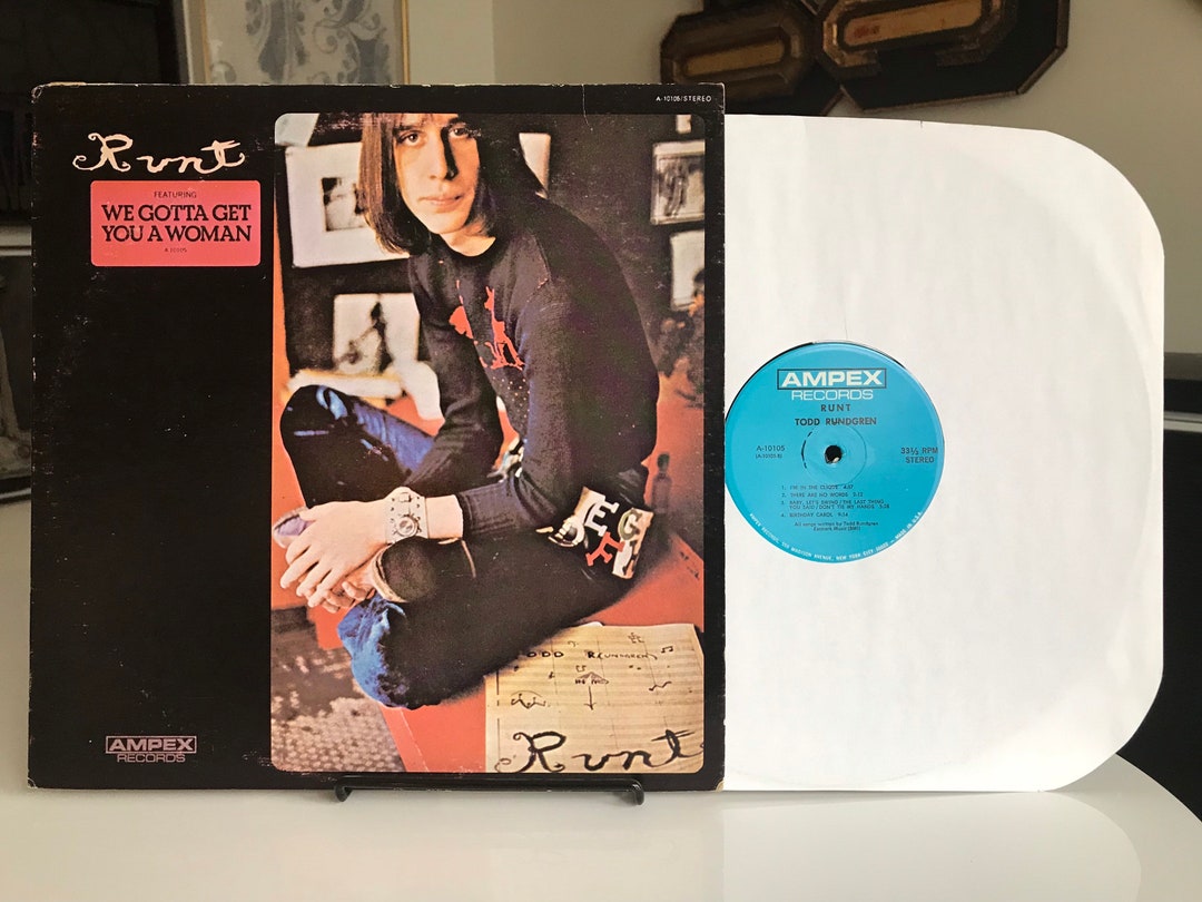 1970 Todd Rundgren “runt” Vinyl LP on Ampex Records A-10105/stereo With 10 Tracks Long Player - Etsy