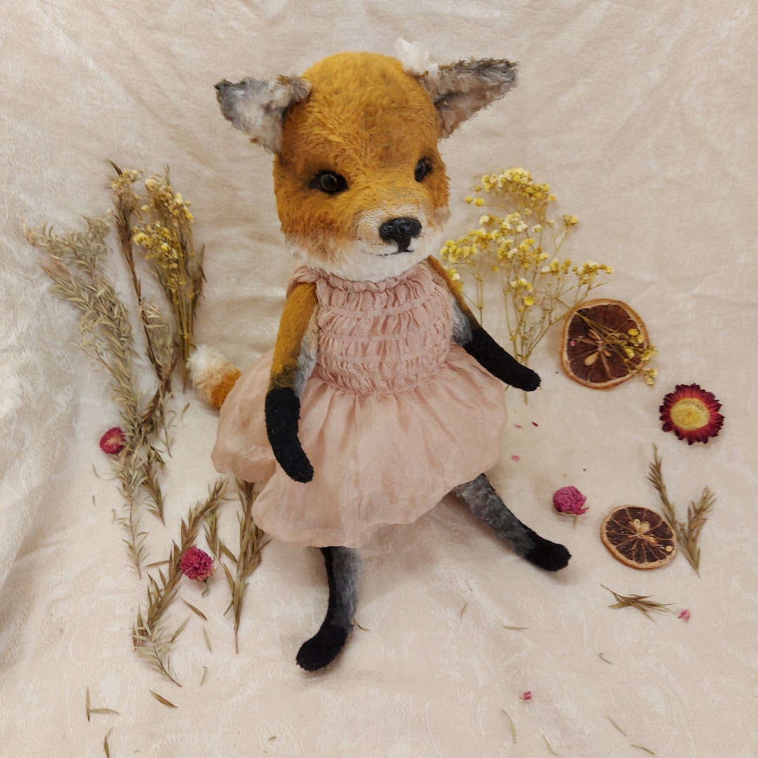 Vintage Artist Teddy Bear Vintage Fox Teddy Teddy Fox - Etsy