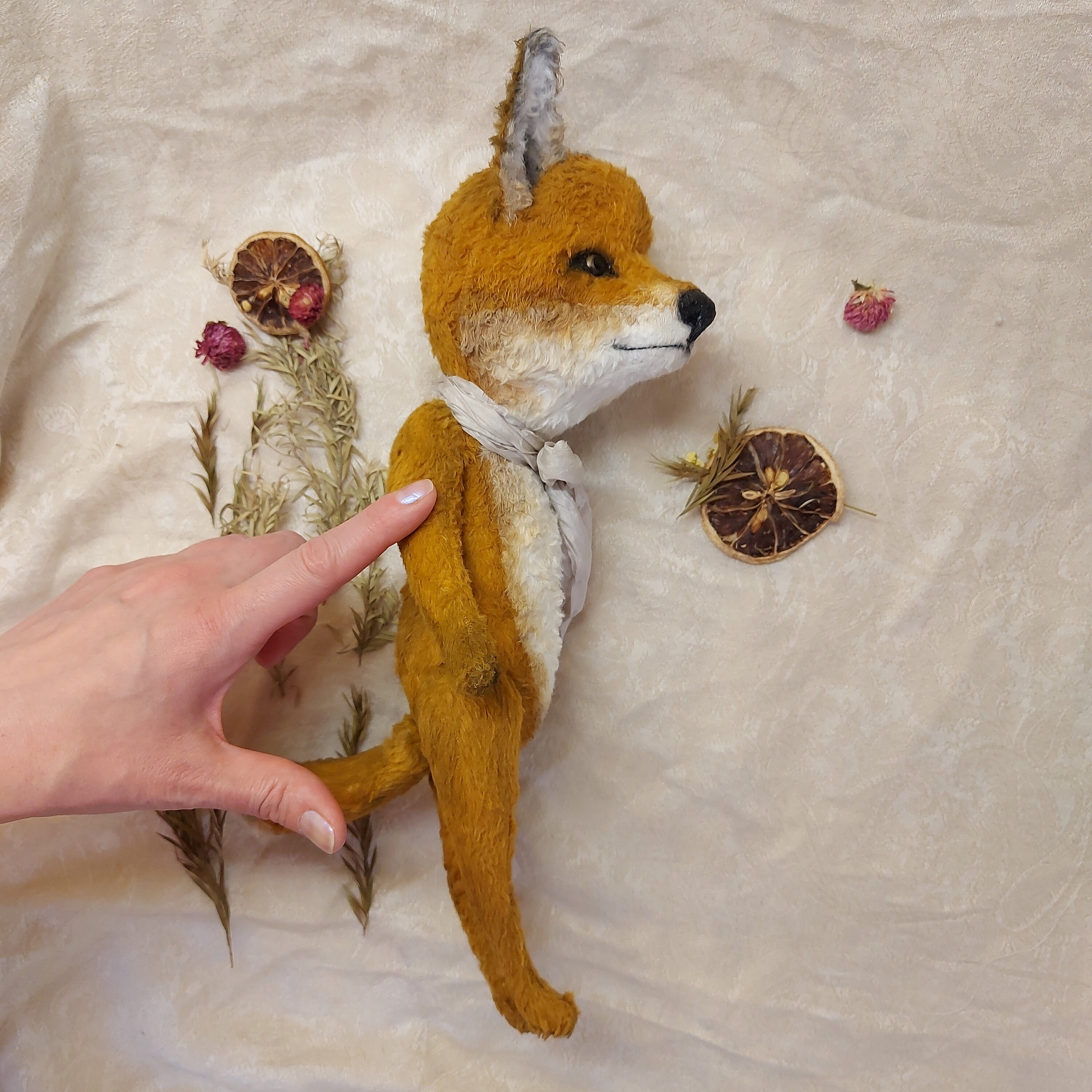 Plush Fox Toy, Vintage Artist Teddy Bear, Vintage Fox Teddy, Teddy Fox ...
