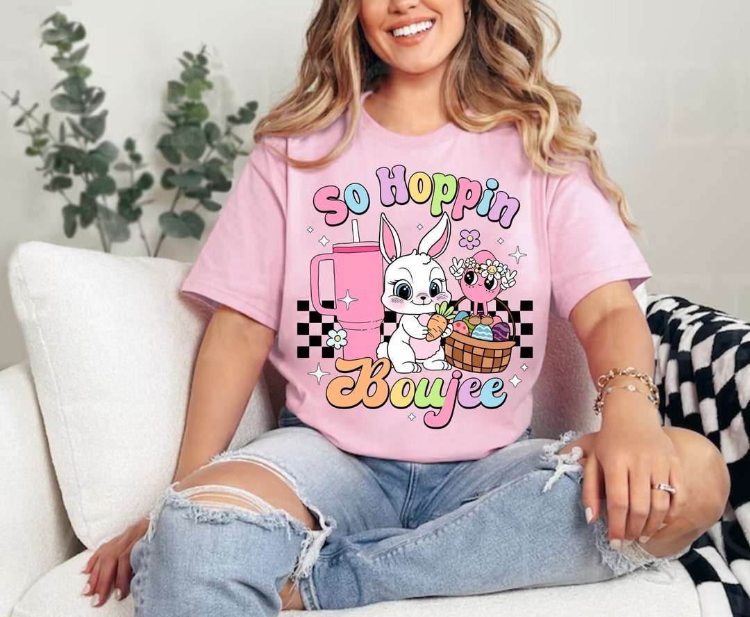 So Hoppin Boujee Easter Bunny Stanley Tumbler Belt Bag Inspired PNG ...
