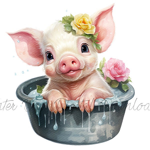 Pig Baby Shower - Etsy