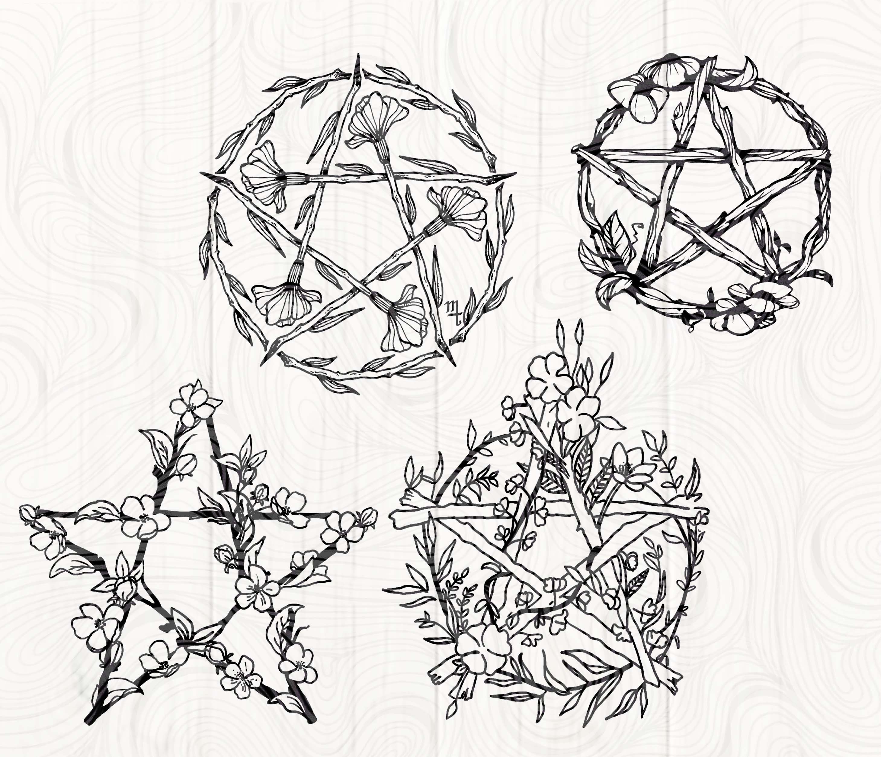 Pentacle Drawing