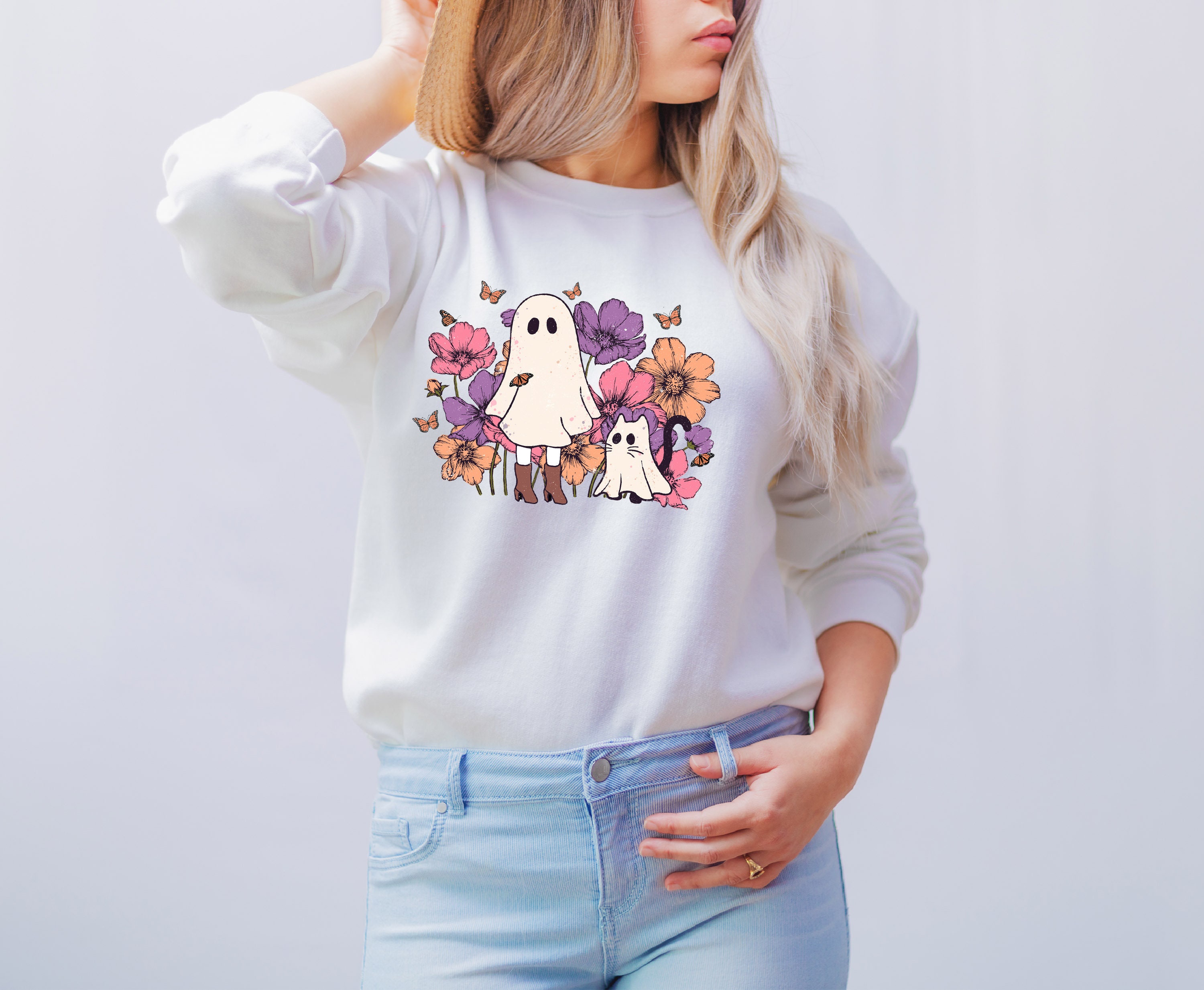 Ghost Cat Png Ghost Girl Png Halloween Png Spooky Season - Etsy