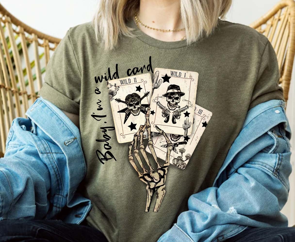 Baby Im a Wild Card PNG Sublimation Download-western Png - Etsy