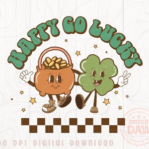Happy Go Lucky PNG - Etsy