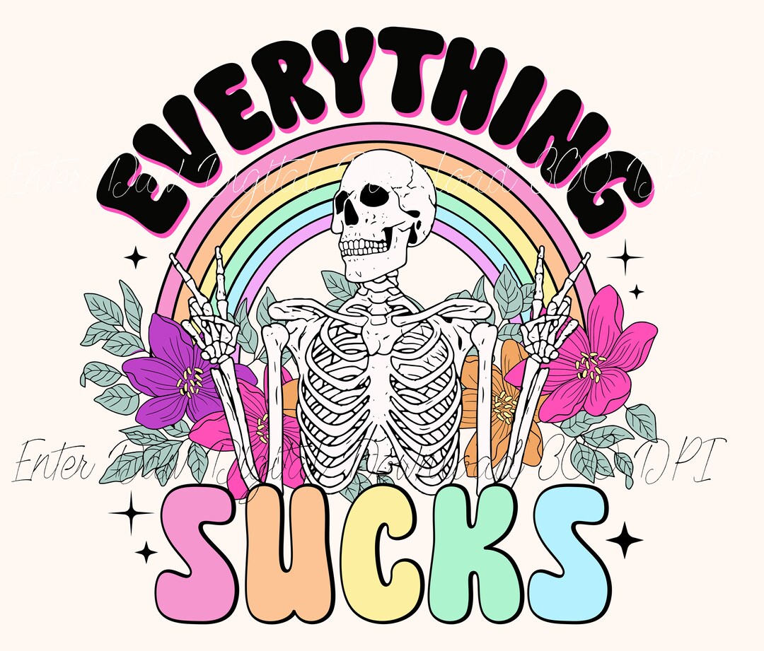 Alles Sucks PNG-Lustig Sublimation Digital Design Download - Etsy.de