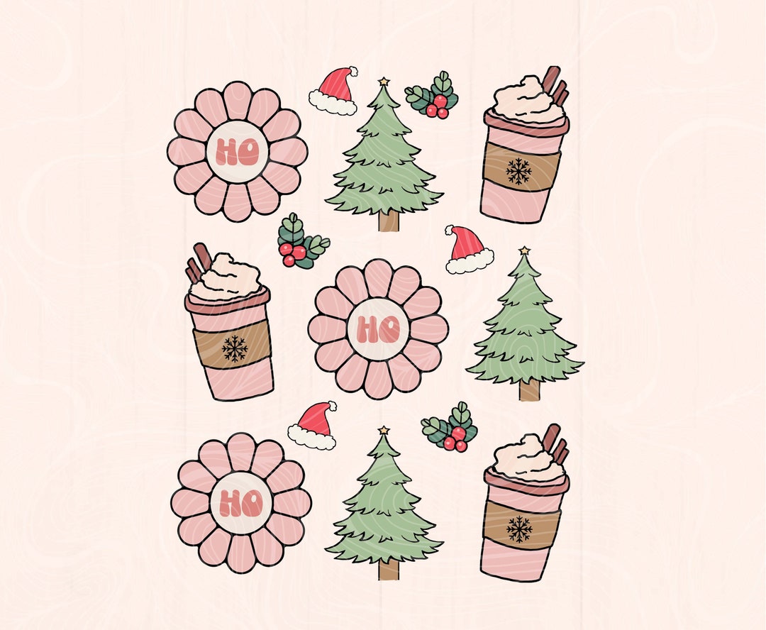 Santa Claus Doodles Png-christmas Sublimation Digital Design - Etsy