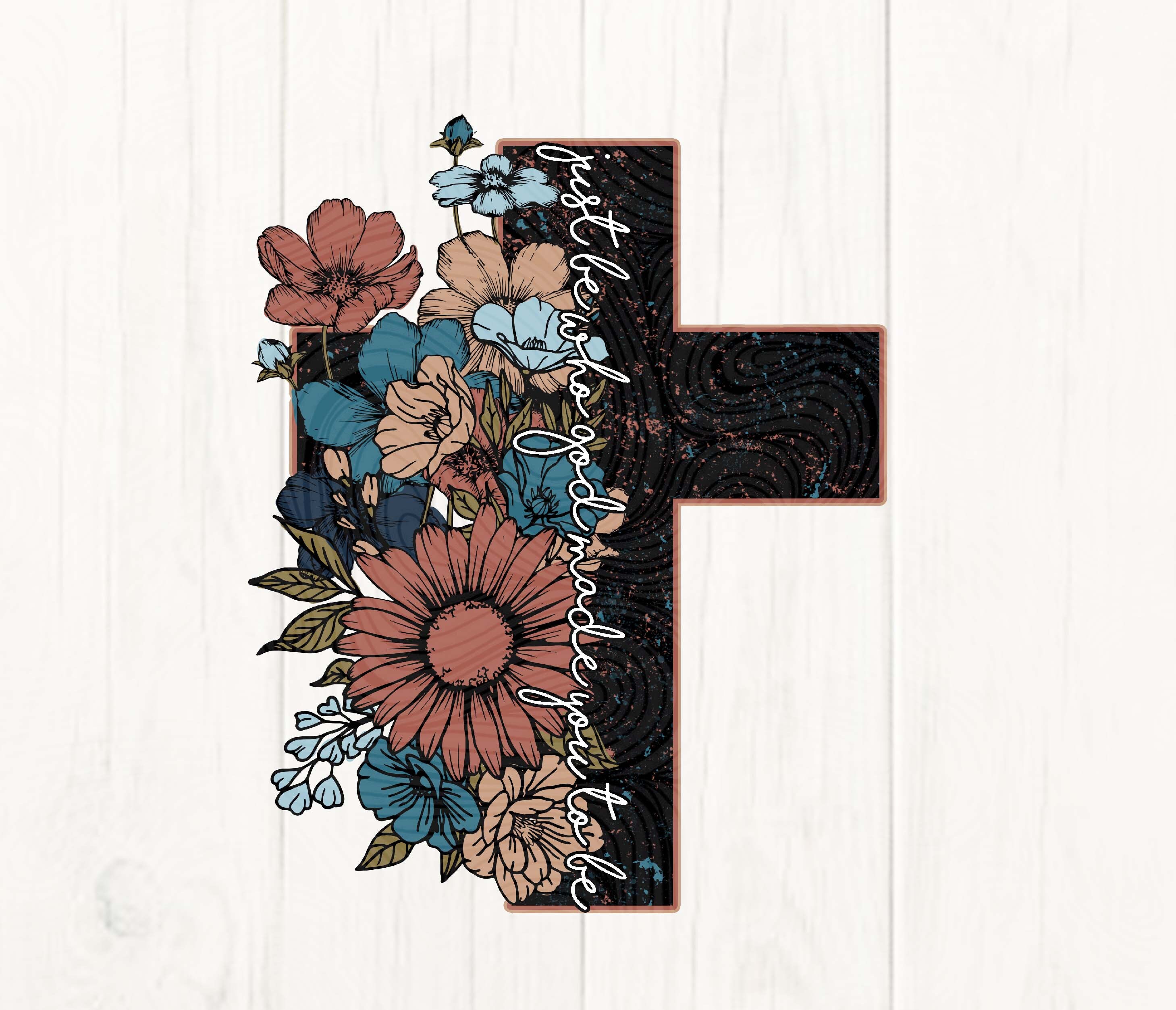 Floral Cross Tumblr