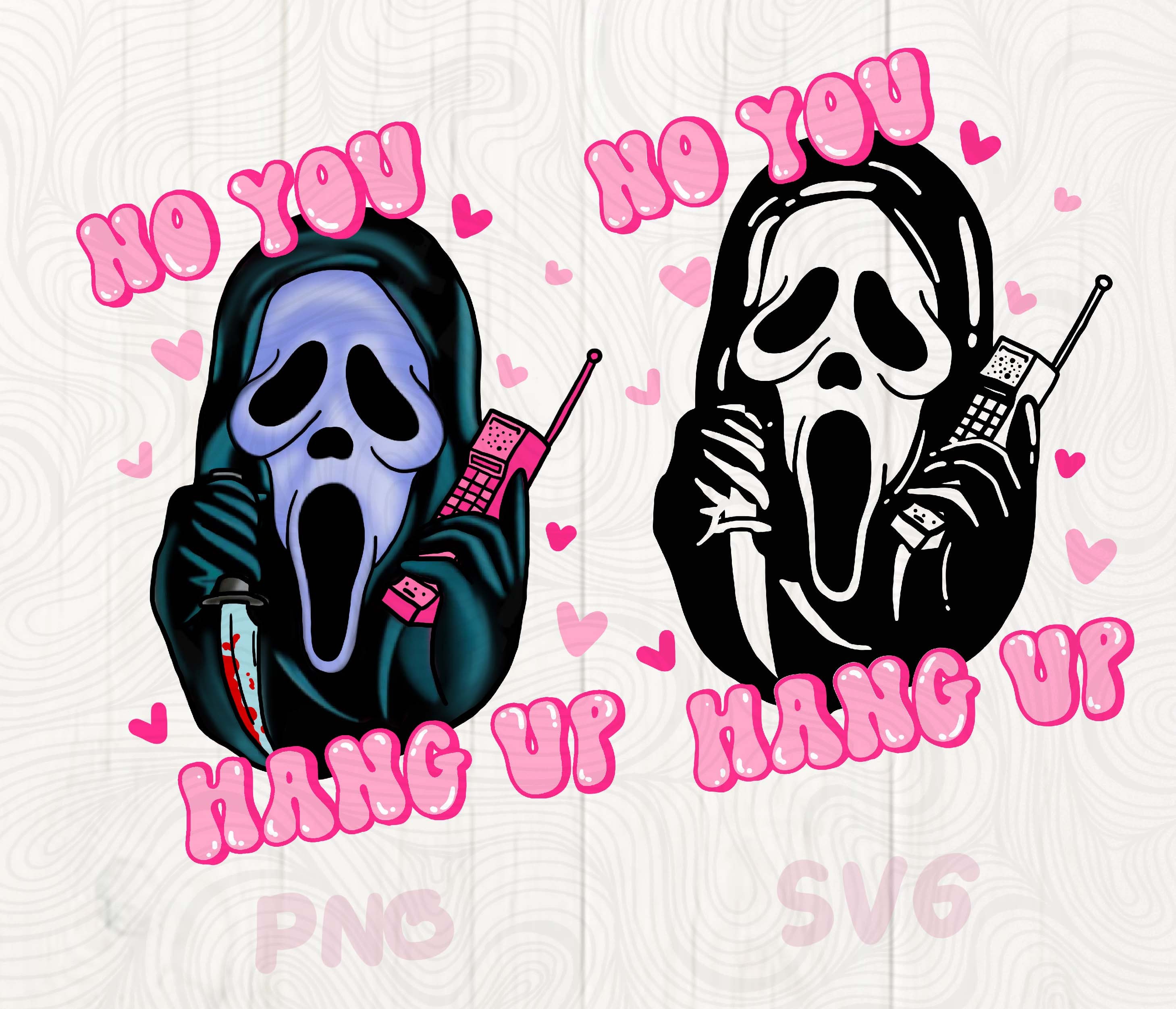 No You Hang up Ghost Face PNG and Svg Ghost Face Calling PNG - Etsy Norway