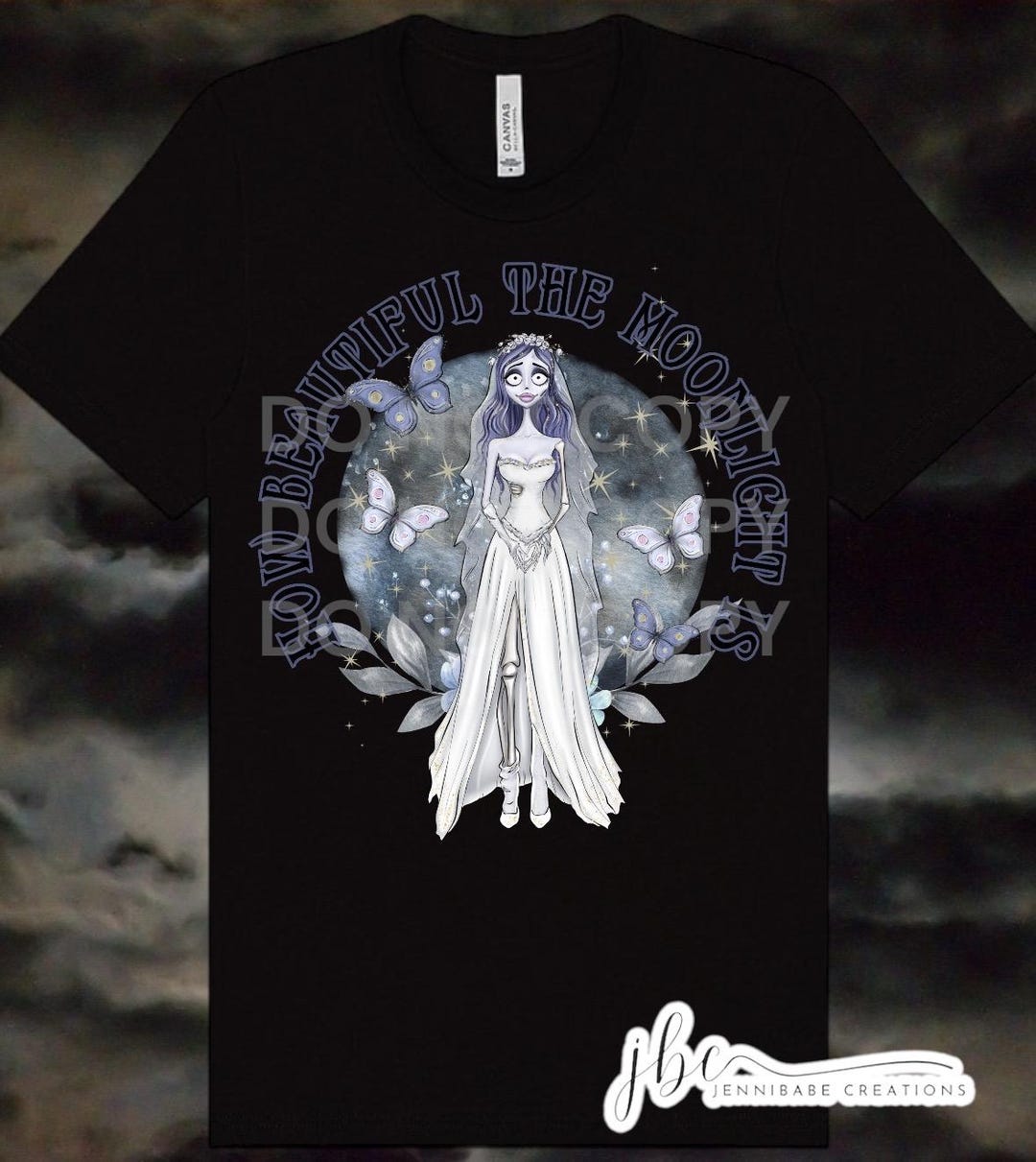 Corpse Emily Moonlight EXCLUSIVE Adult Unisex Shirt | Bride Emily ...