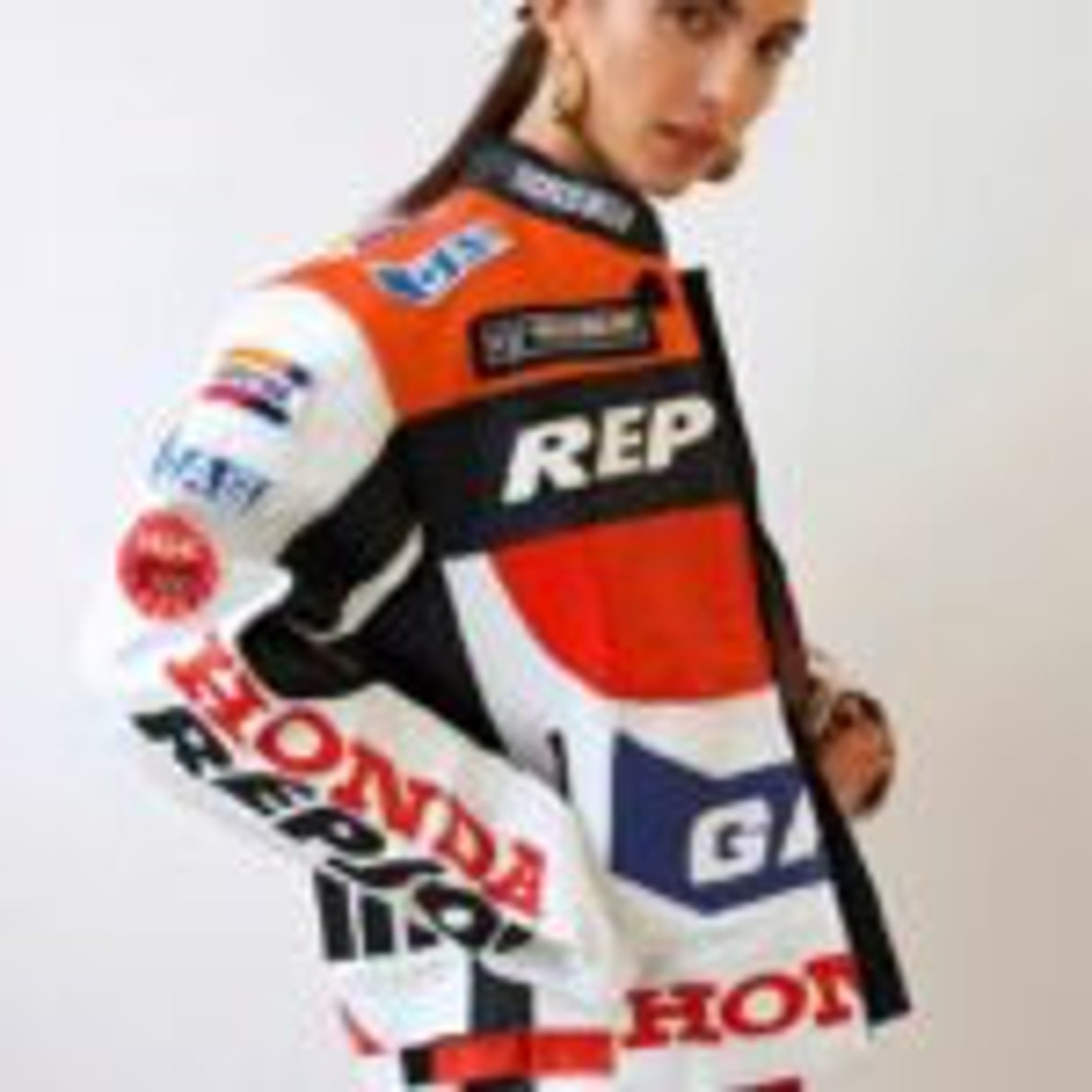 Honda Repsol Racing Red White Leather Jacket - Etsy