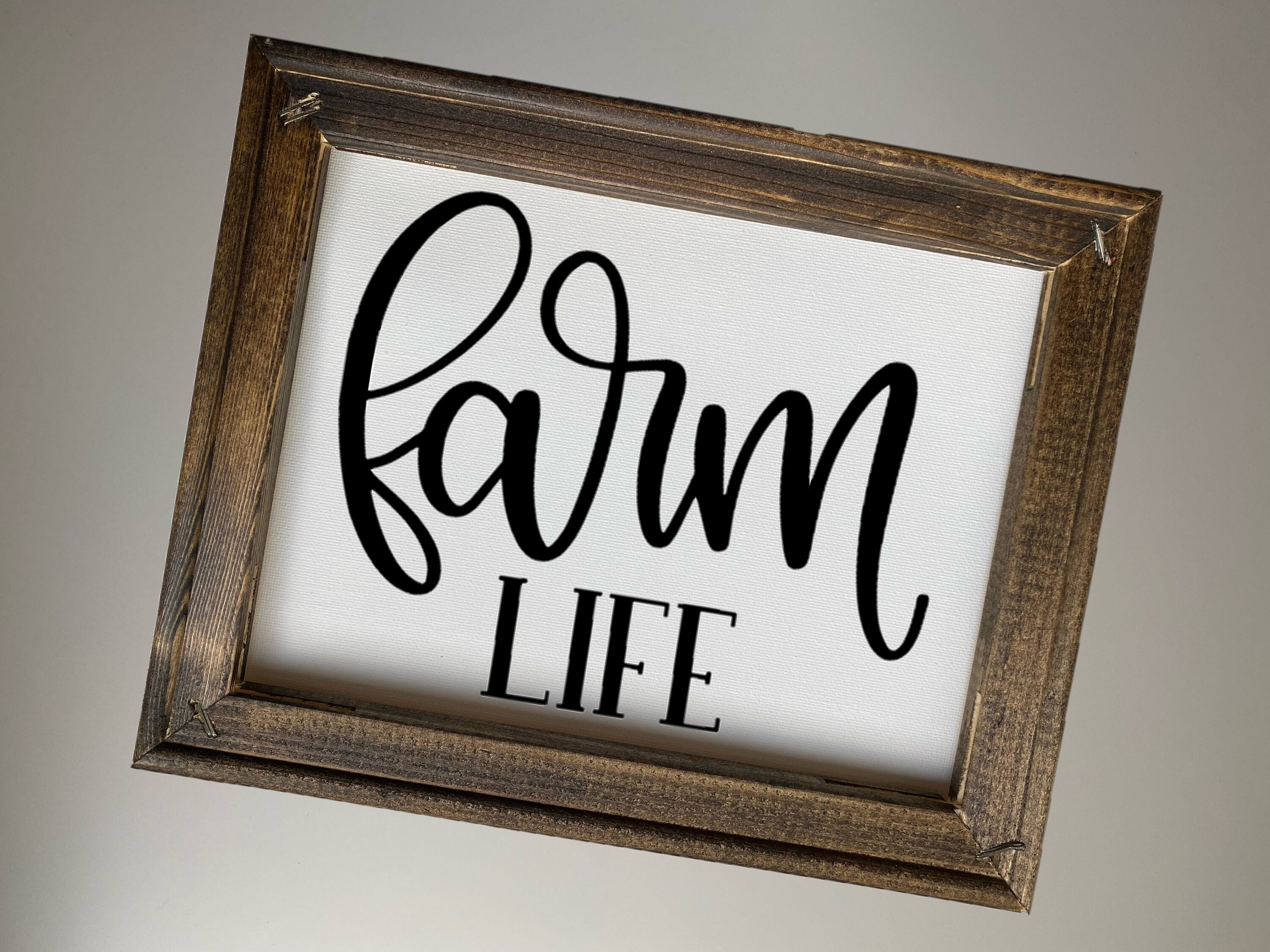 Farm Life Sign Life on the Farm Farmhouse Decor Indoor | Etsy