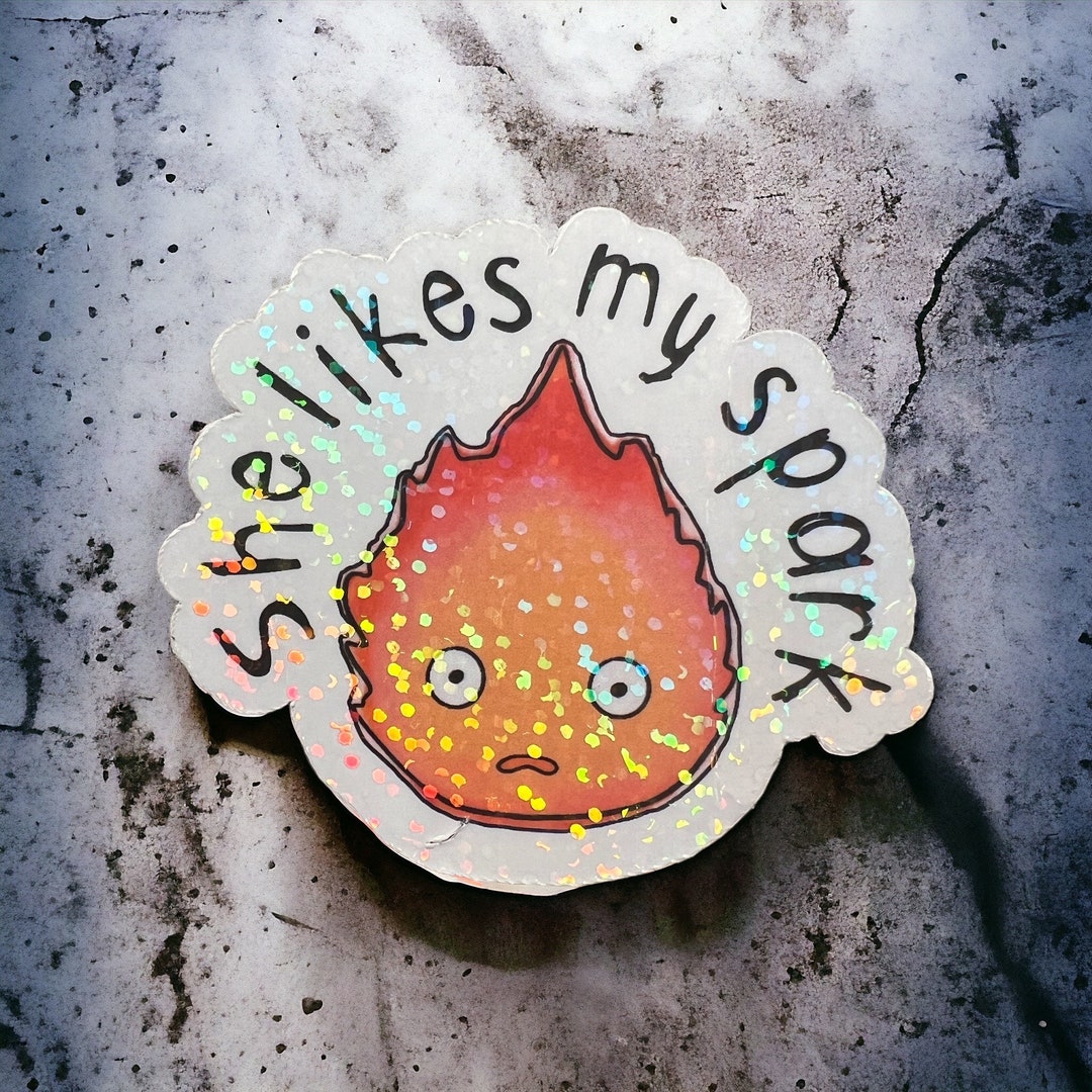 Calcifer Likes My Spark Sticker or Magnet - Etsy