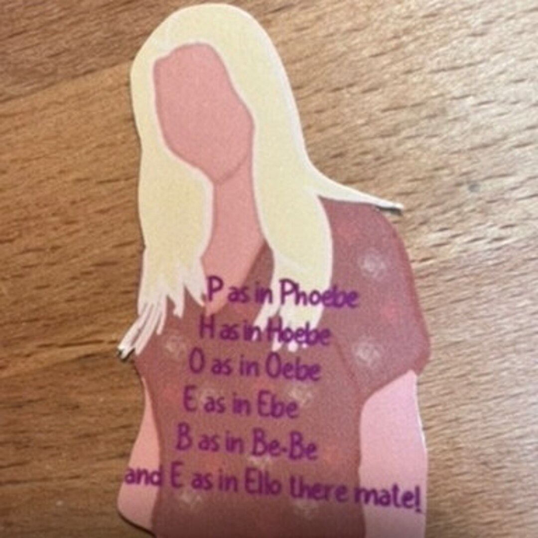 Phoebe Spelling Sticker or Magnet - Etsy