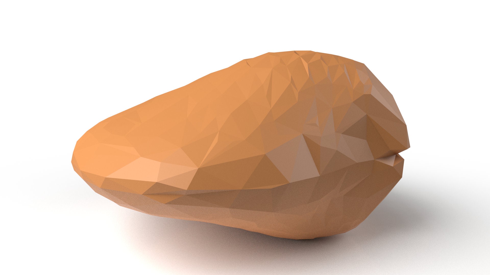 Clam Low Polygonal 3D model digital figure STL file for 3D | Etsy