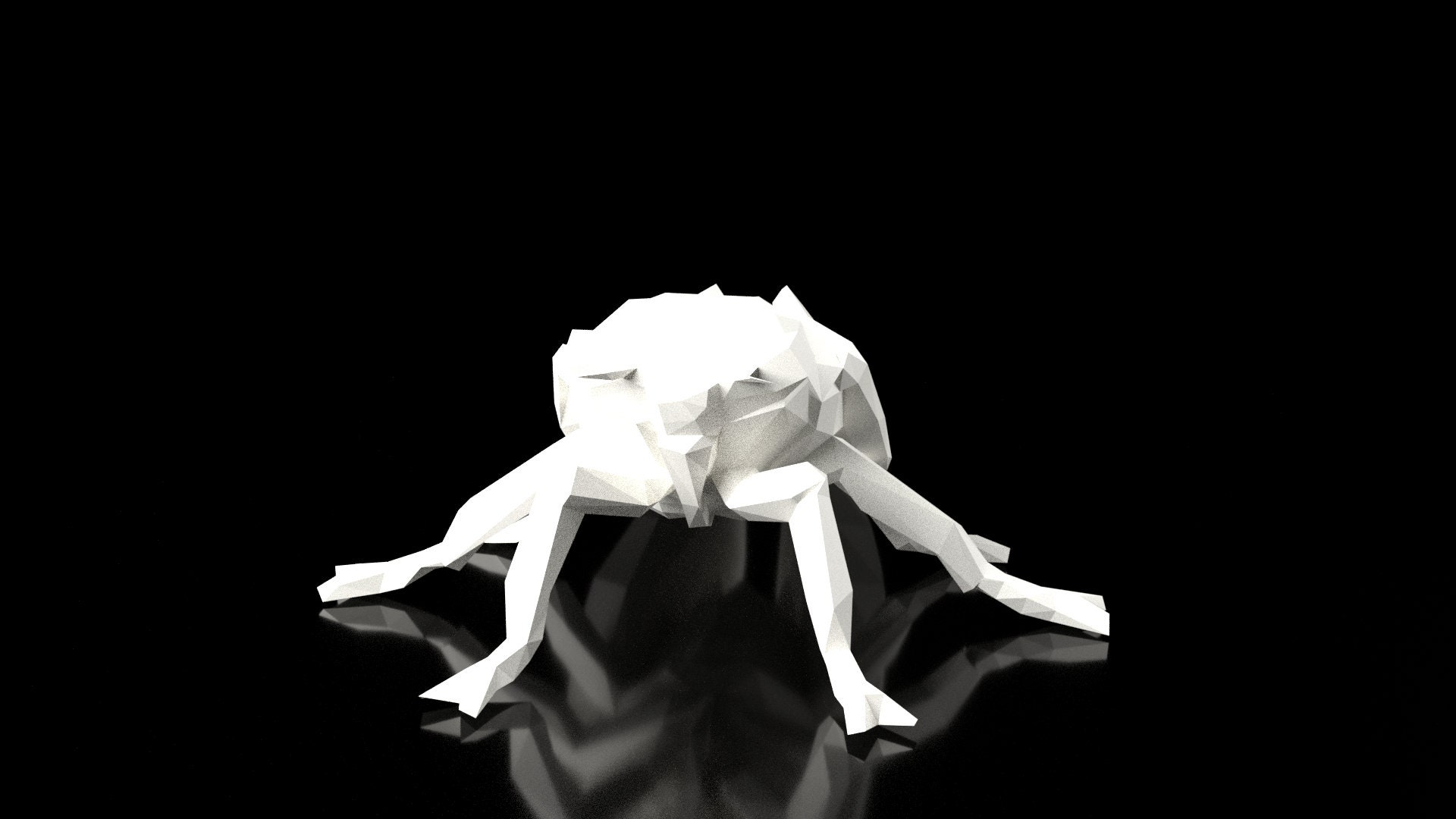 Cicada Low Polygonal 3D Model Digital Figure STL File for 3D Print ...