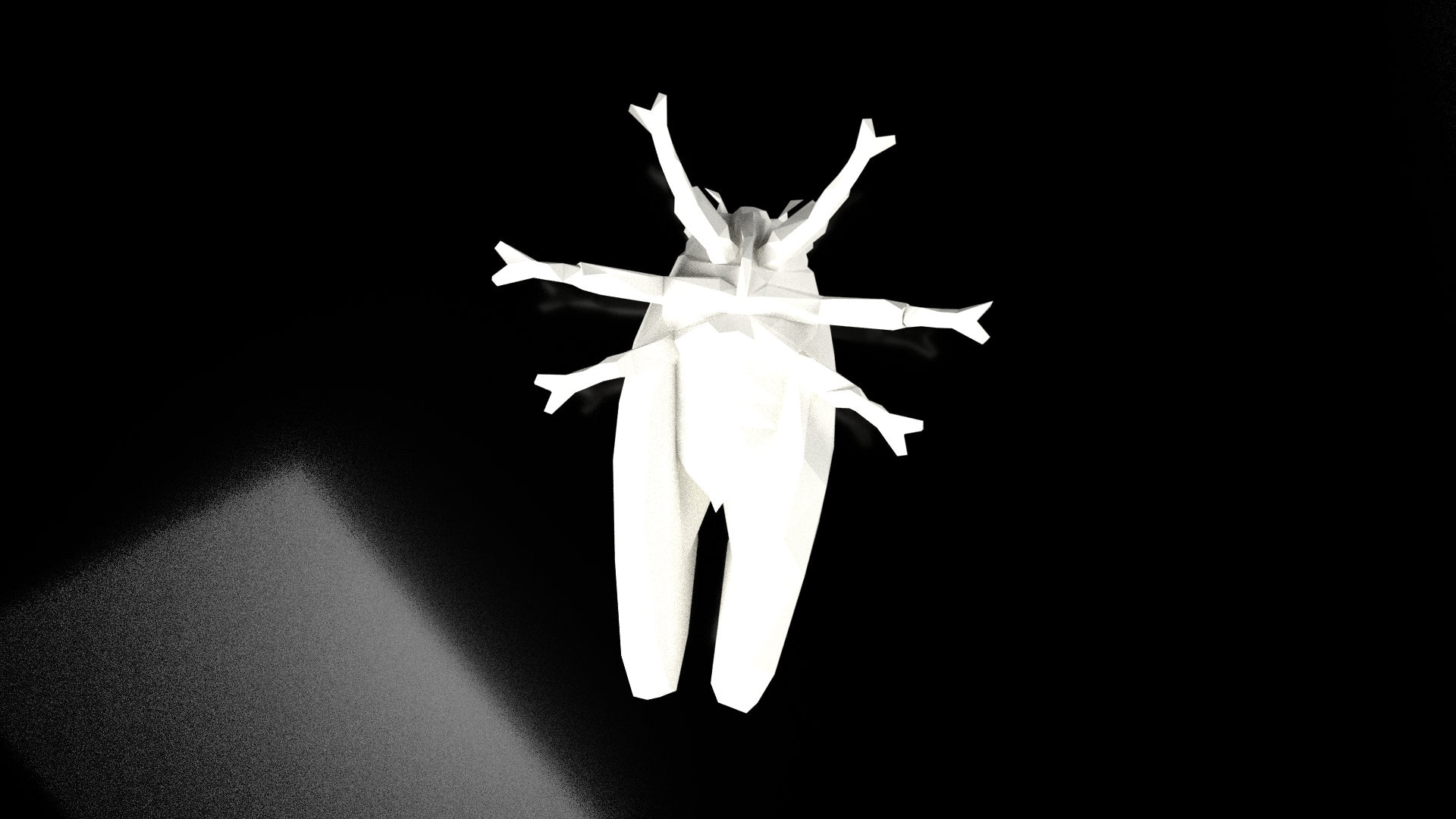 Cicada Low Polygonal 3D Model Digital Figure STL File for 3D Print ...