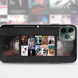 Movie Poster iPhone Case, Retro VHS Tapes Google Pixel Case, Custom ...