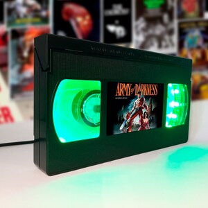 VHS Lamp, Retro VHS Tapes, Horror Movie Poster, Musical Comedy ...