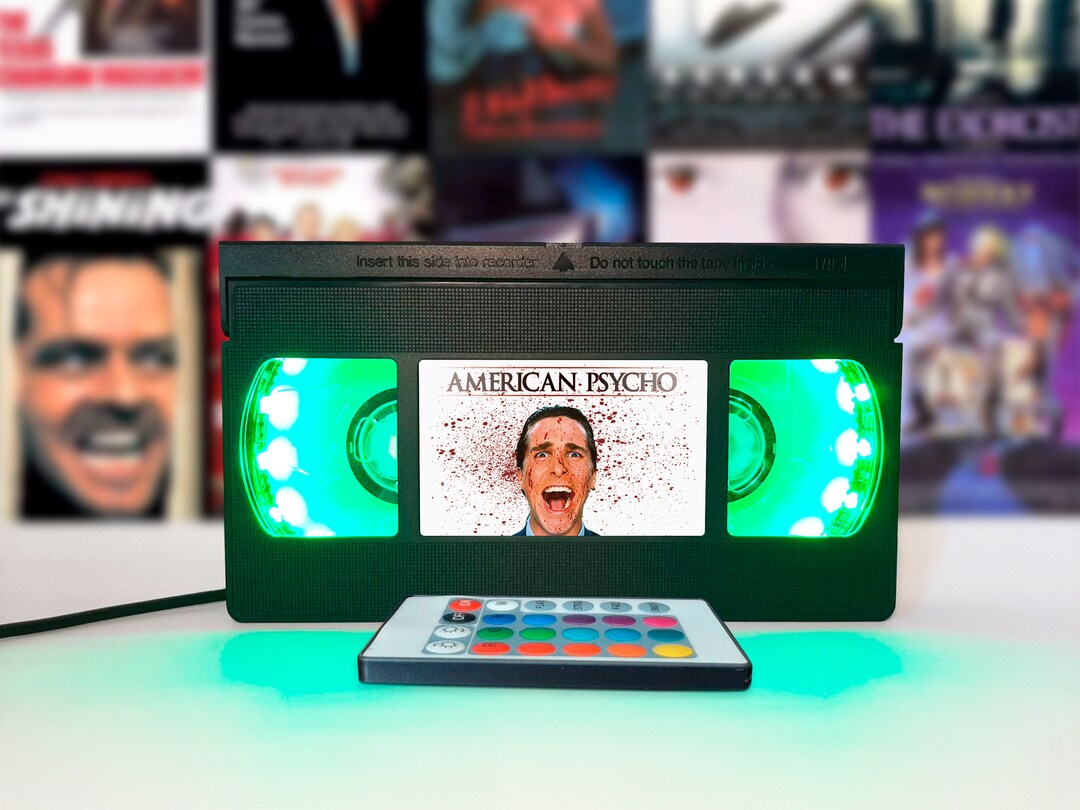VHS Lamp, Retro VHS Tapes, Horror Movie, Movie Poster, Table Lamp ...