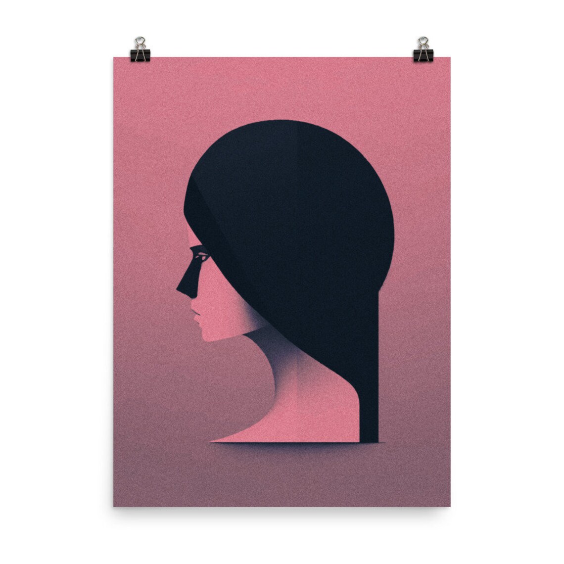 Simple Minimalist Art Portrait Art Simple Wall Art Poster - Etsy