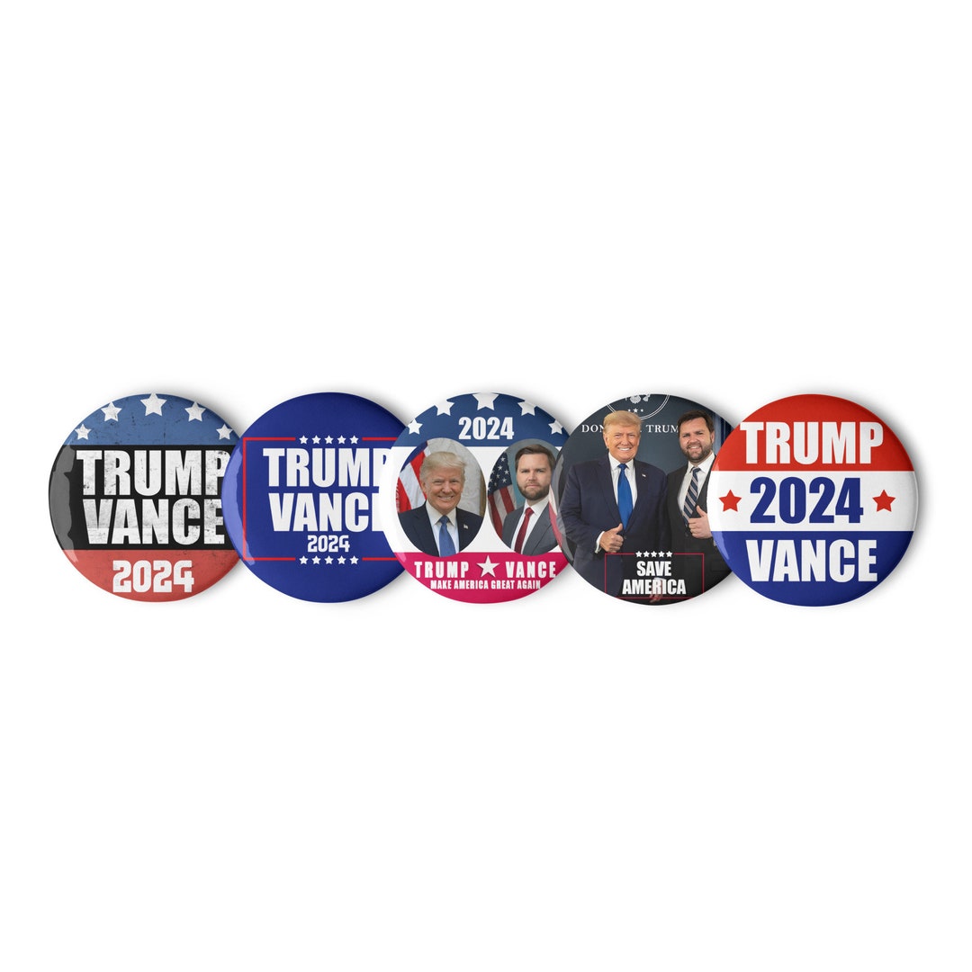 Trump Vance for President and VP 2024 Election Pro Trump Republican Set ...