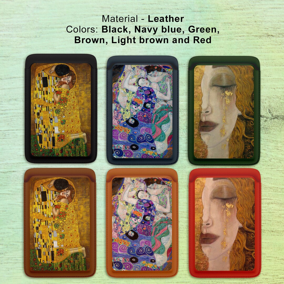 Gustav Klimt Magsafe Wallet Art Nouveau Magnetic Wallet Magsafe Card ...