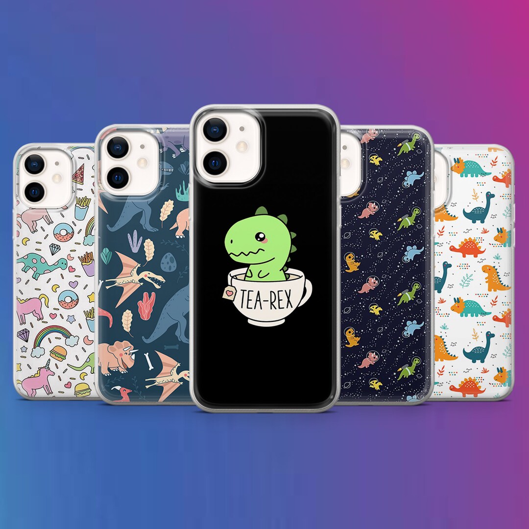 Cute Dino Phone Case Tyrannosaurus Phone Case Dinosaur Lover Phone ...