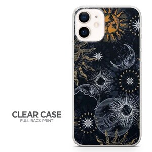 Moon Art Phone Case Moon Cycle iPhone Cover for iPhone 17, 16, 15 Pro ...