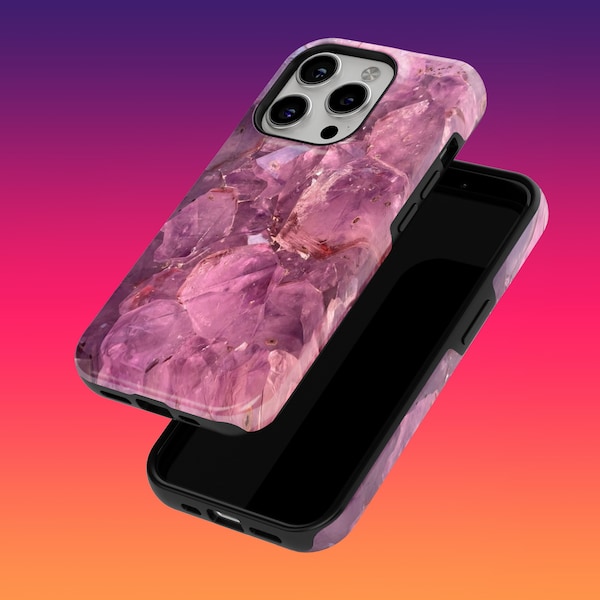 Pink Gemstone Phone Case - Etsy