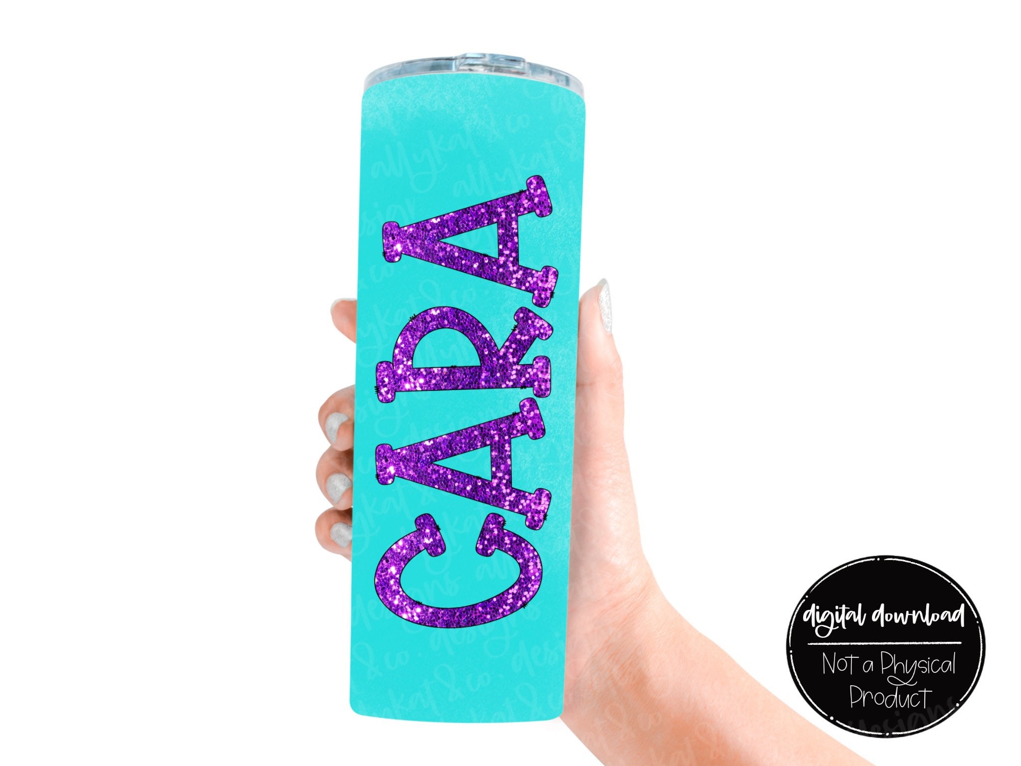 Purple Glitter Doodle Alphabet Sublimation Letters A-Z - Etsy