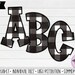 Buffalo Plaid Sublimation Alphabet | Sublimation Letters | A-Z Upper ...