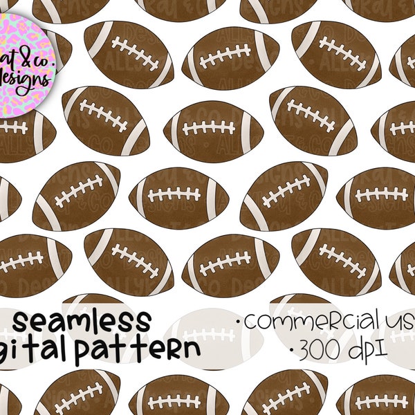 Football Pattern - Etsy