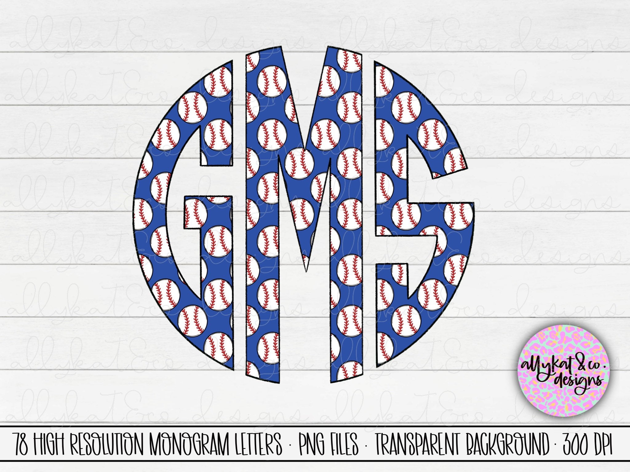 Baseball Sublimation Monogram Baseball Monogram Sports - Etsy