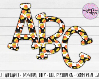 DIGITAL Halloween Alphabet / Halloween Letters / Halloween - Etsy