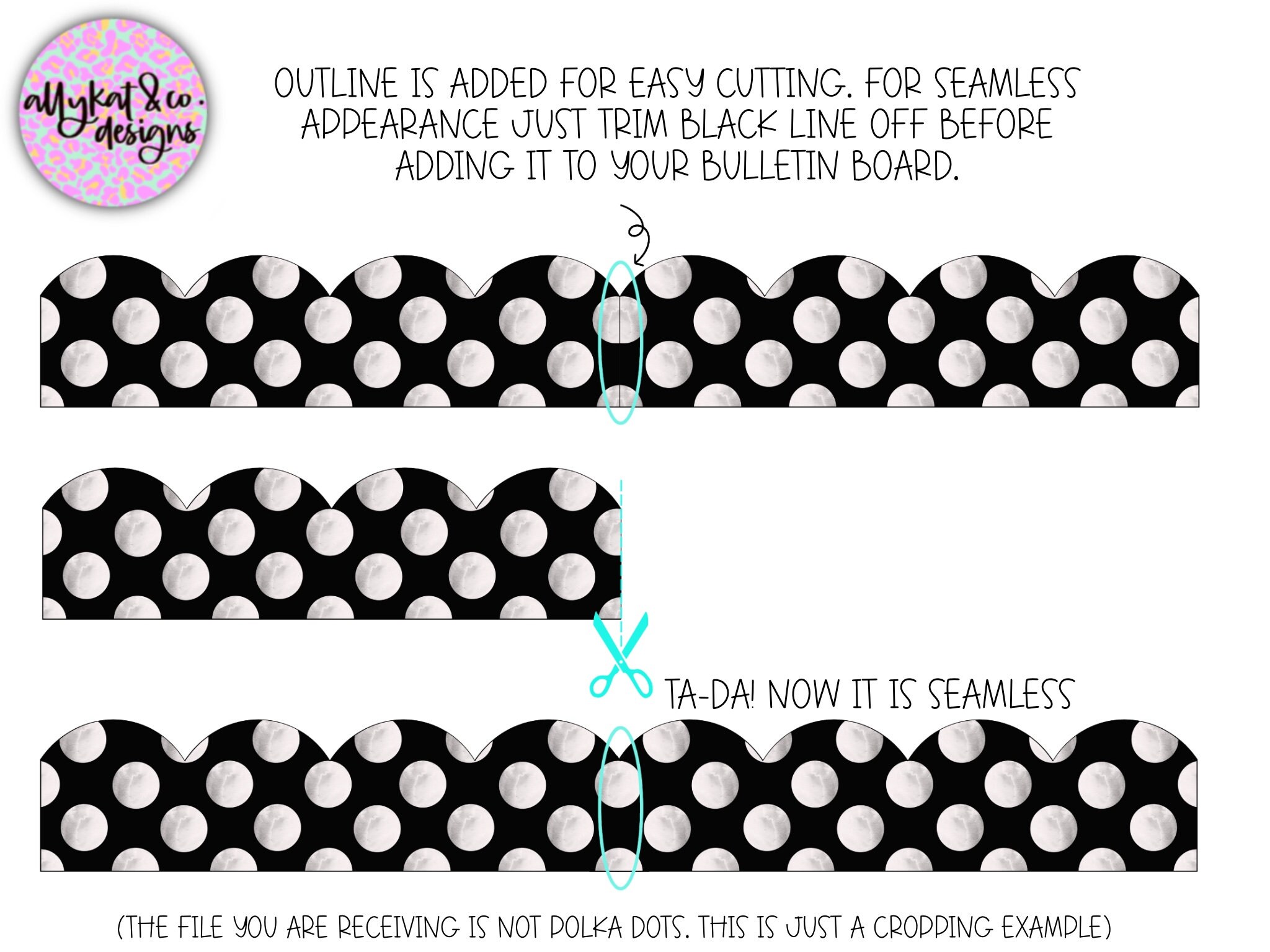 Chenille Bulletin Board Borders: Classroom Decor Printable (PDF) - Etsy