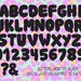 Silver Balloon Alphabet Clipart: PNG Letters & Numbers (digital ...