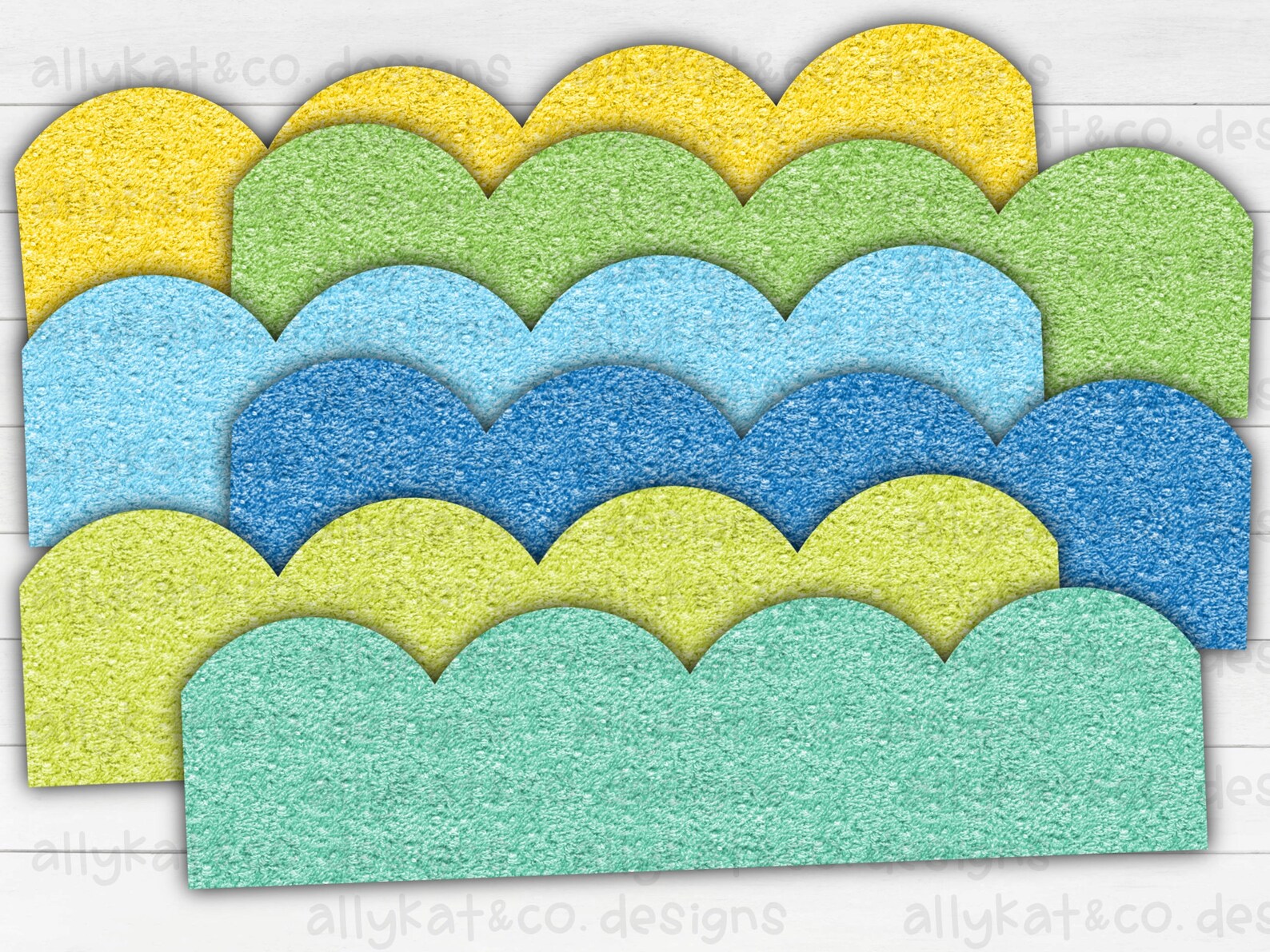 Chenille Bulletin Board Borders: Classroom Decor Printable (PDF) - Etsy