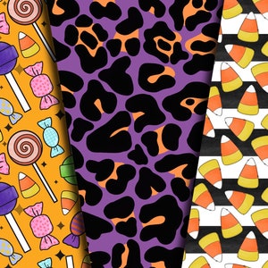 Halloween Digital Papers, Hand Drawn Pattern, Digital Scrapbooking ...