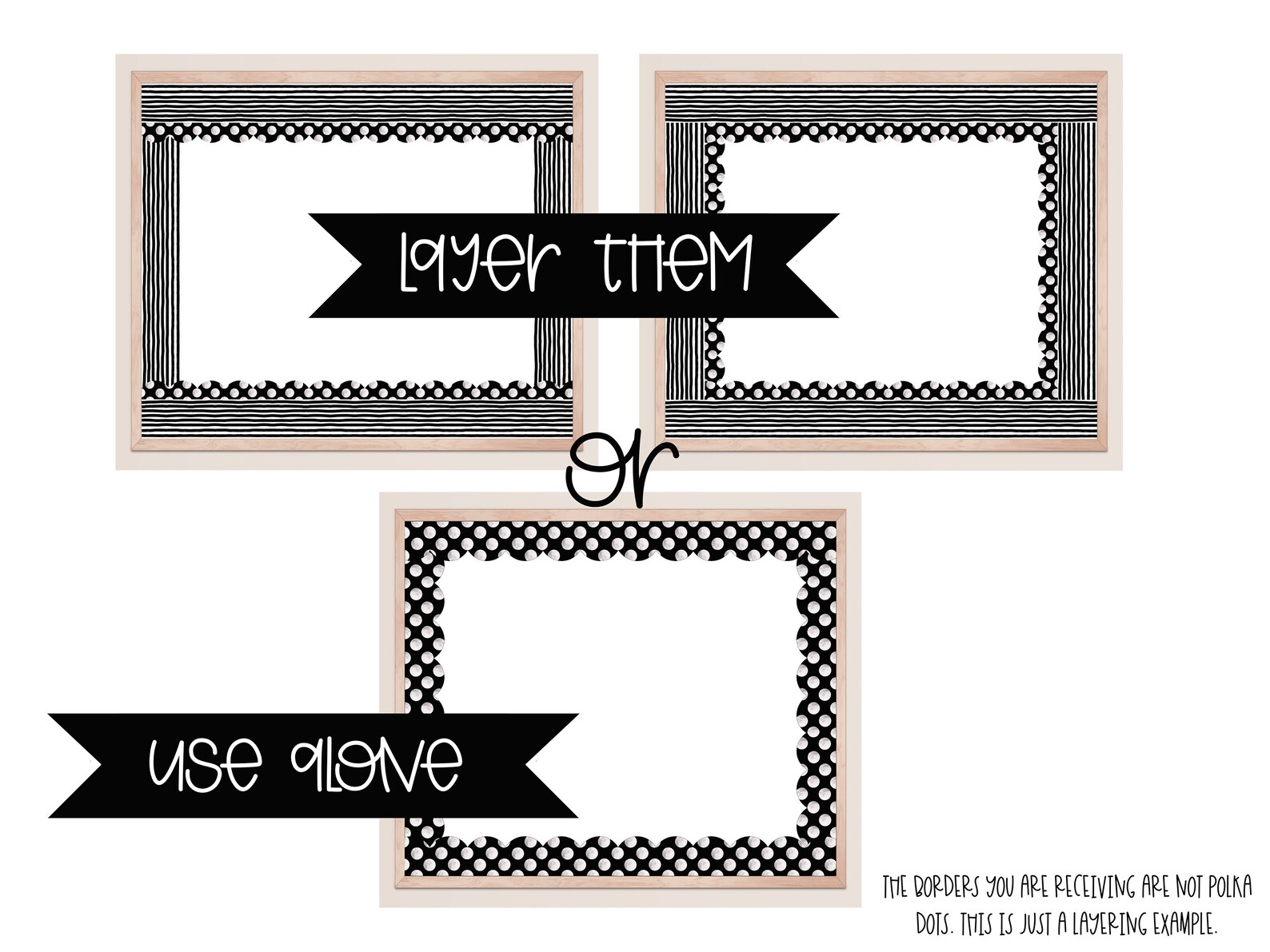 Chenille Bulletin Board Borders: Classroom Decor Printable (PDF) - Etsy