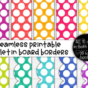 Printable Bulletin Board Borders | Printable Classroom Borders | School ...