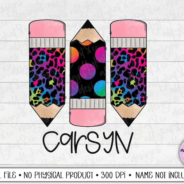 Pencil Rainbow Png - Etsy