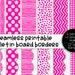 Hot Pink Printable Bulletin Board Borders Printable Classroom Borders ...