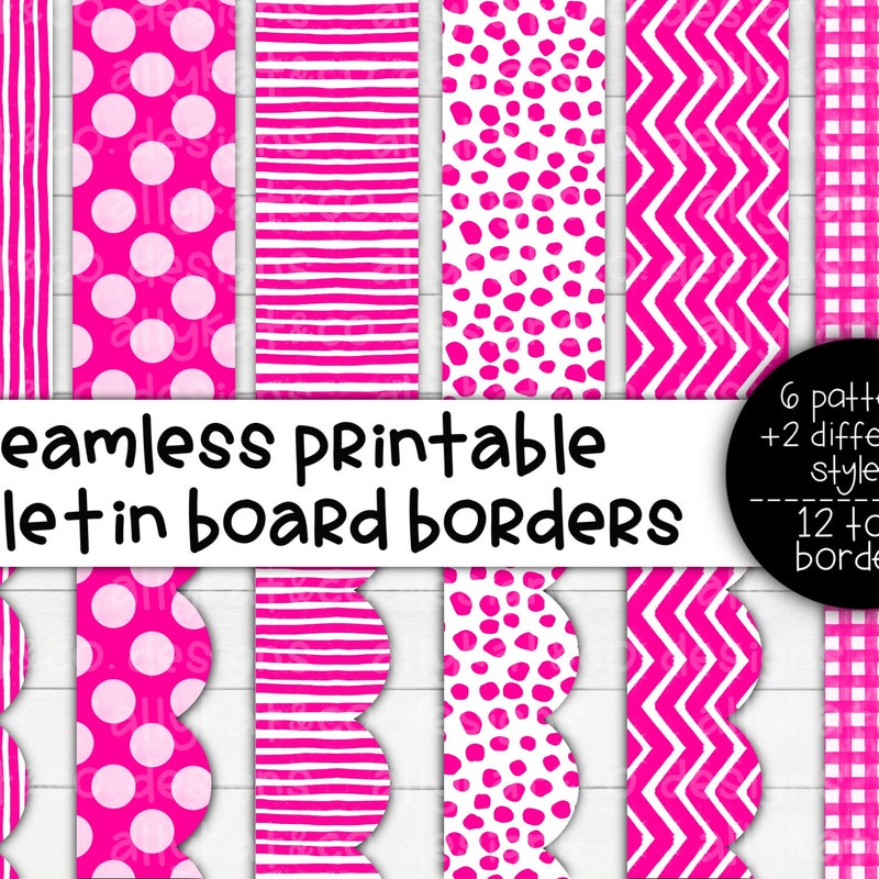 Whiteboard Borders - Etsy