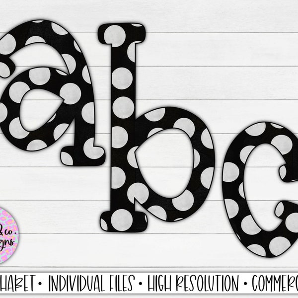 Red and Black Doodle Letters - Etsy